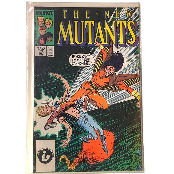 New Mutants | Toys | New Mutants 55 September 987 Marvel Comics Nm 94 ...